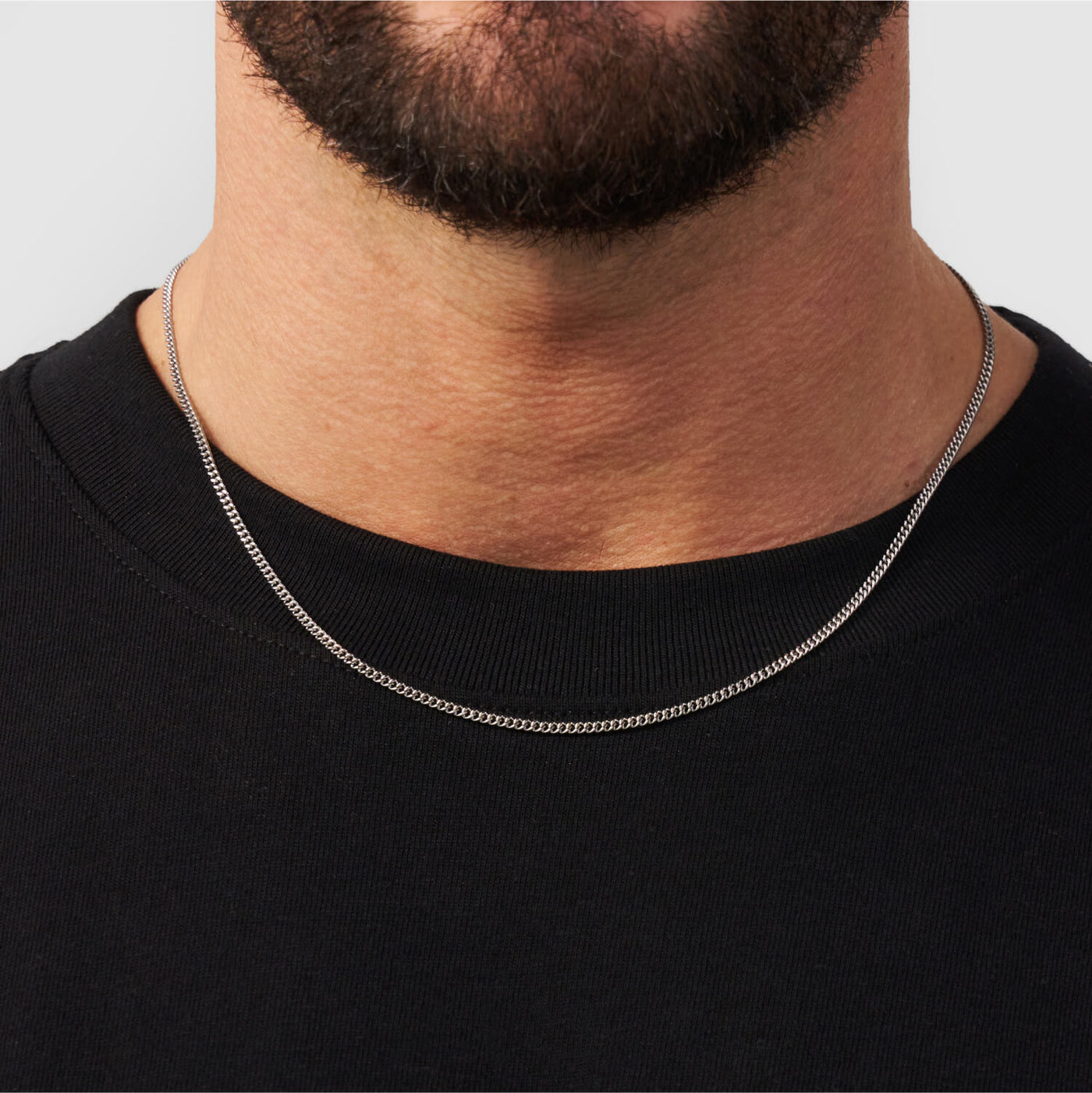 Connell Silver Rope Chain 2MM | CRAFTD London