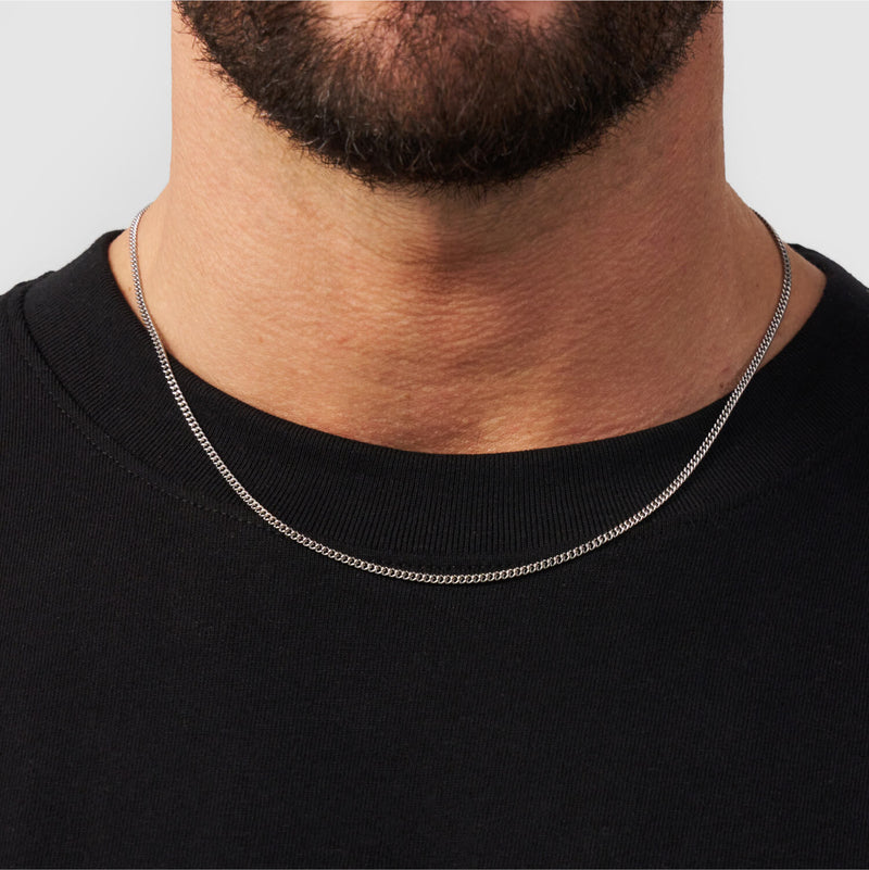 Connell Silver Rope Chain 2MM | CRAFTD London