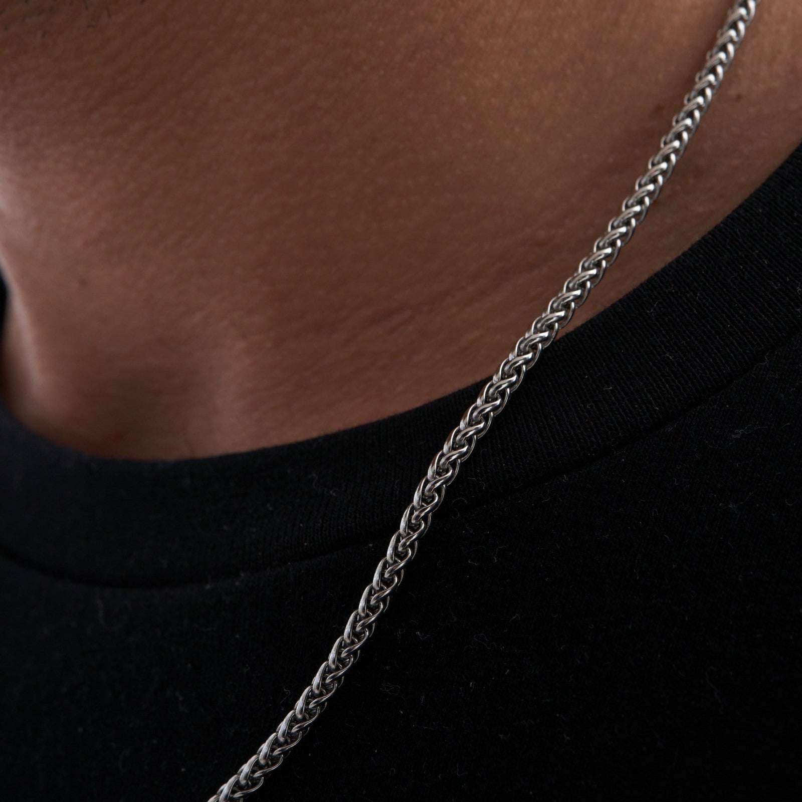 Silver Wheat Chain (3mm) | CRAFTD UK