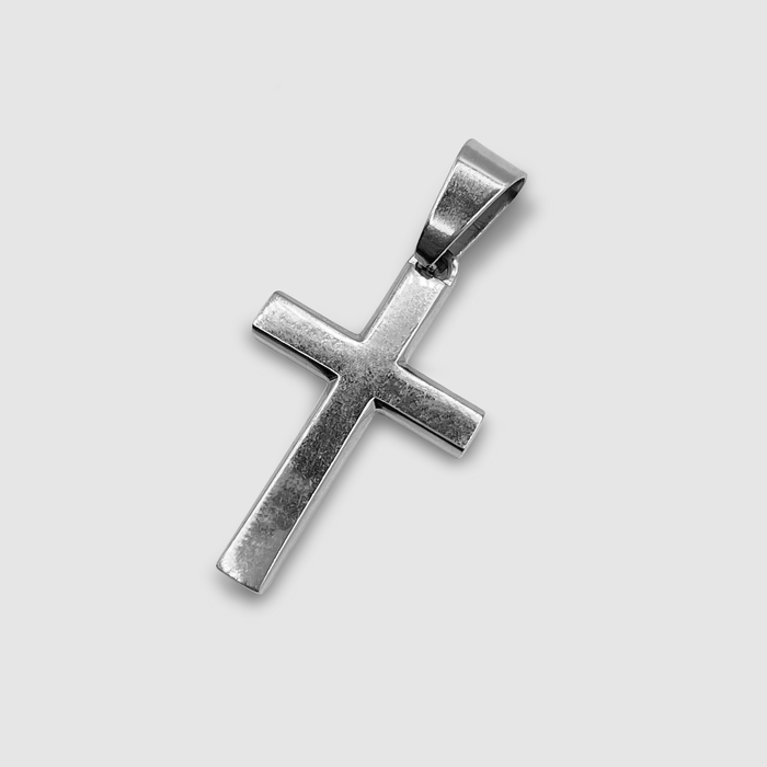 Silver Latin Cross Pendant for Men | CRAFTD London