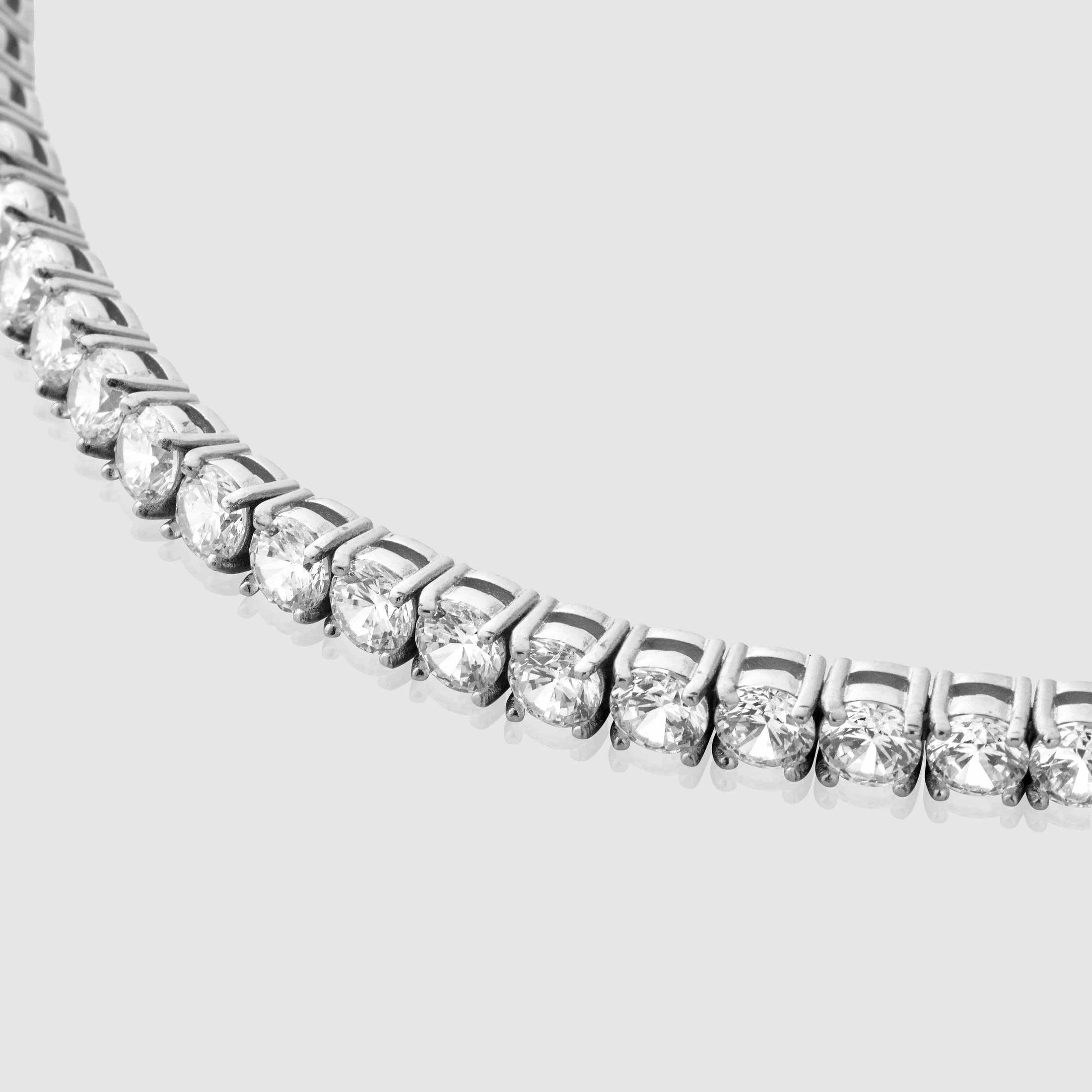 Silver Tennis Chain For Men | CRAFTD UK
